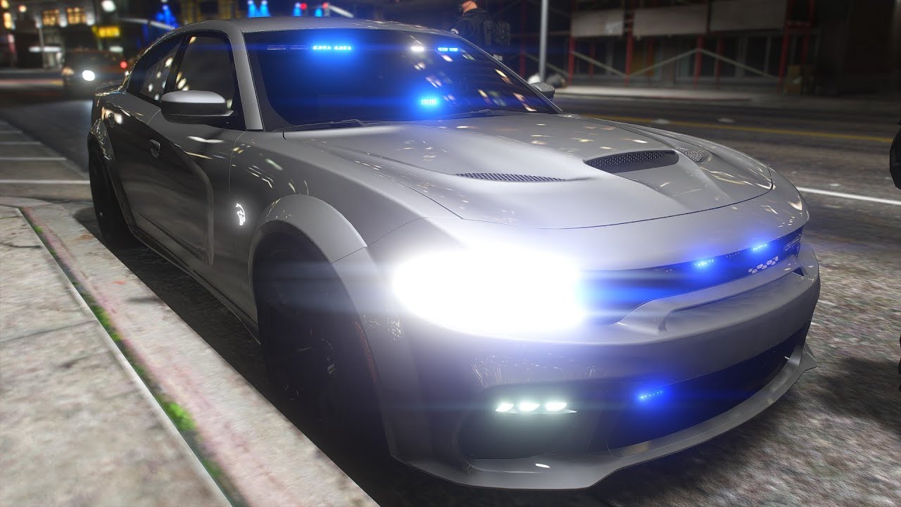 Playing GTA 5 As A POLICE OFFICER Gang Unit Patrol| Hellcat | GTA 5 Mod ...