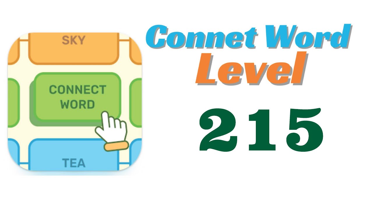 Connect Word Level 215 Answers - YouTube