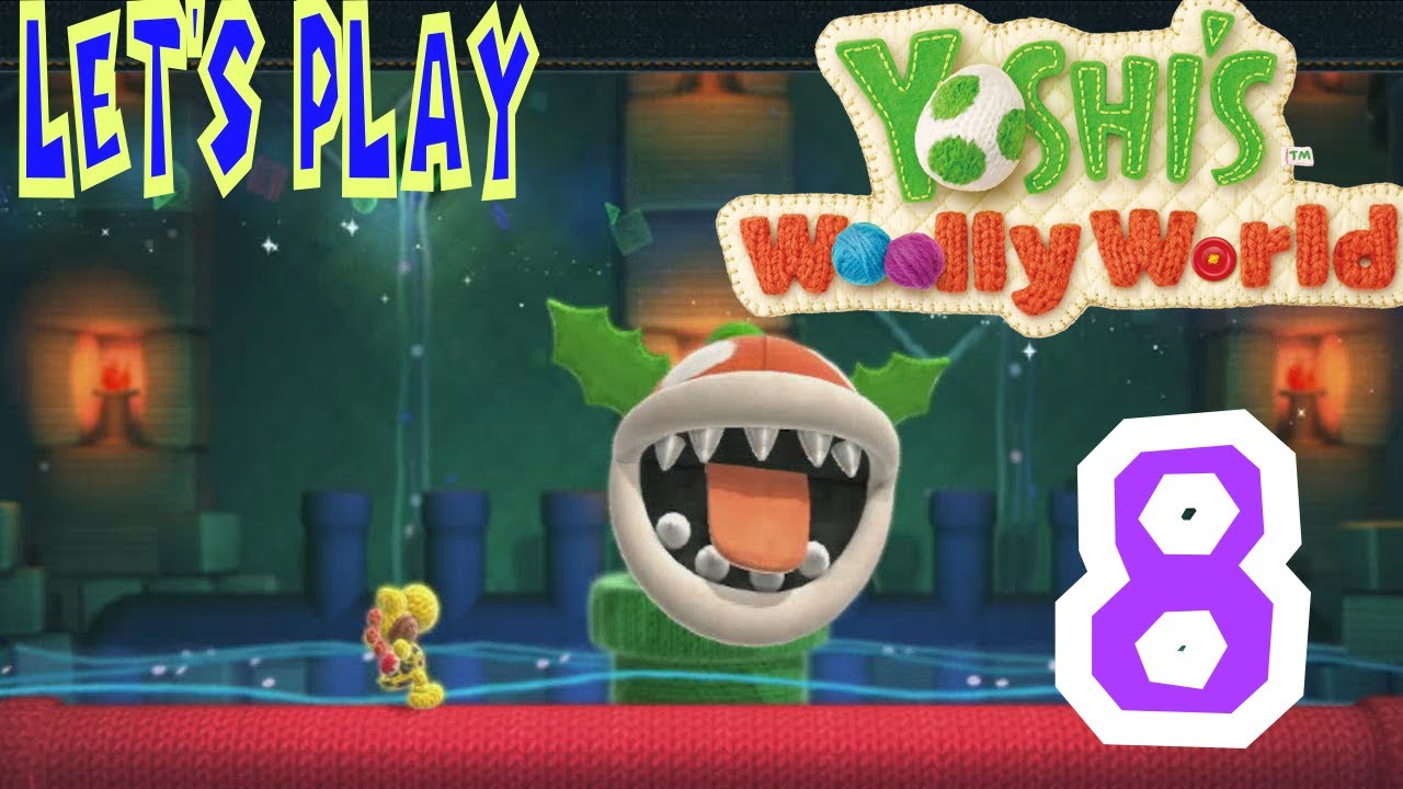Let's play Yoshi's Woolly World part 8 Naval Piranha Returns - YouTube