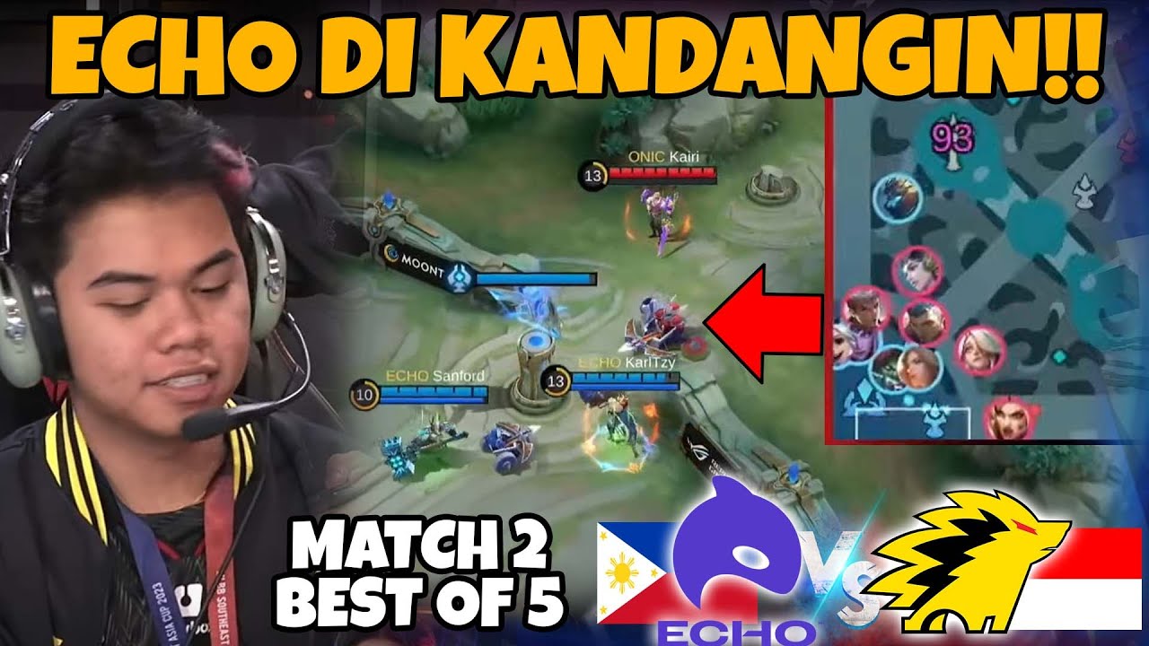 WOYY INI ONICC NGERI BANGET SUMPAH!! ECHO DI AYAM2IN GINI BROOO MATCH 2 ONIC VS ECHO - YouTube
