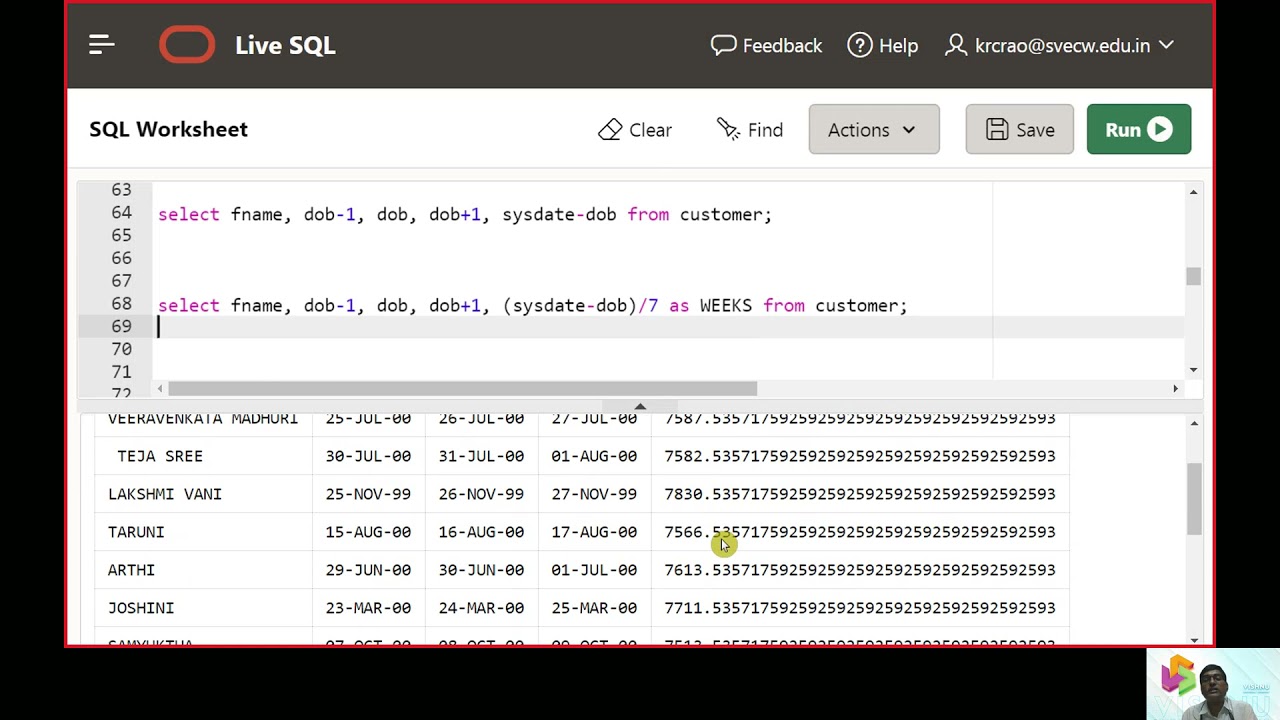 12 DBMS Lab Experiment 5B Date And String Functions In SQL YouTube 12 DBMS Lab Experiment 5B Date And String Functions In SQL YouTube