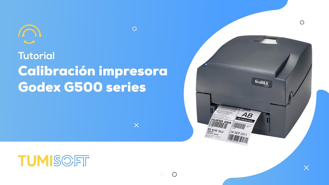 Calibración impresora Godex G500 series - YouTube