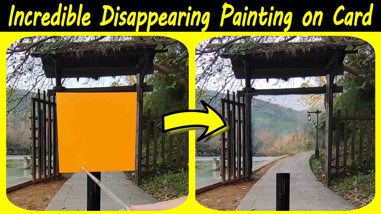 The Science Behind Disappearing Paintings on Card - YouTube