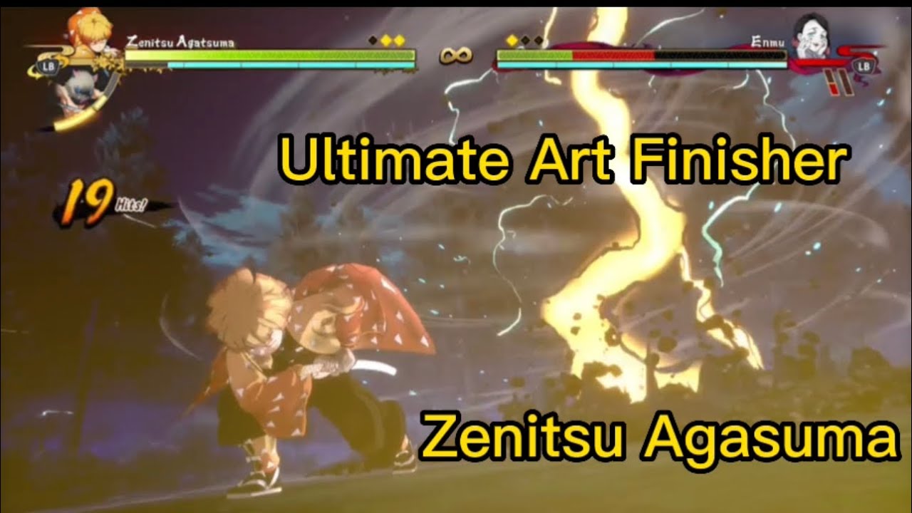 Demon Slayer Ultimate Art Finisher (Zenitsu Agatsuma) - YouTube