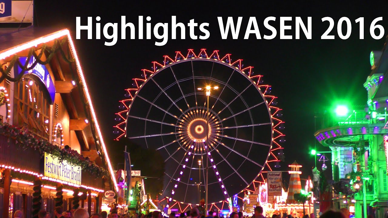 Wasen HIGHLIGHTS - HÖHEPUNKTE Cannstatter Volksfest - Stuttgart - YouTube