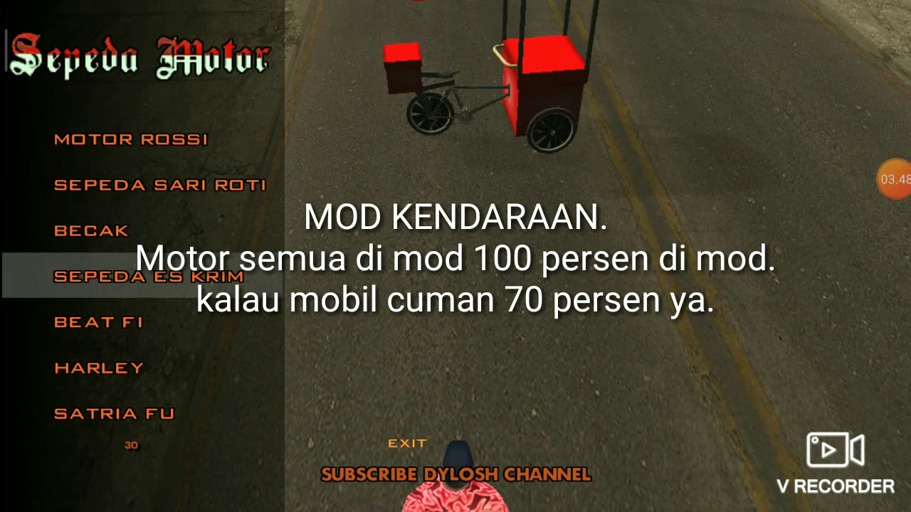 Review GTA SA INDONESIA EXTREME Yang Hampir Full mod kaya pc ukuran nya ...