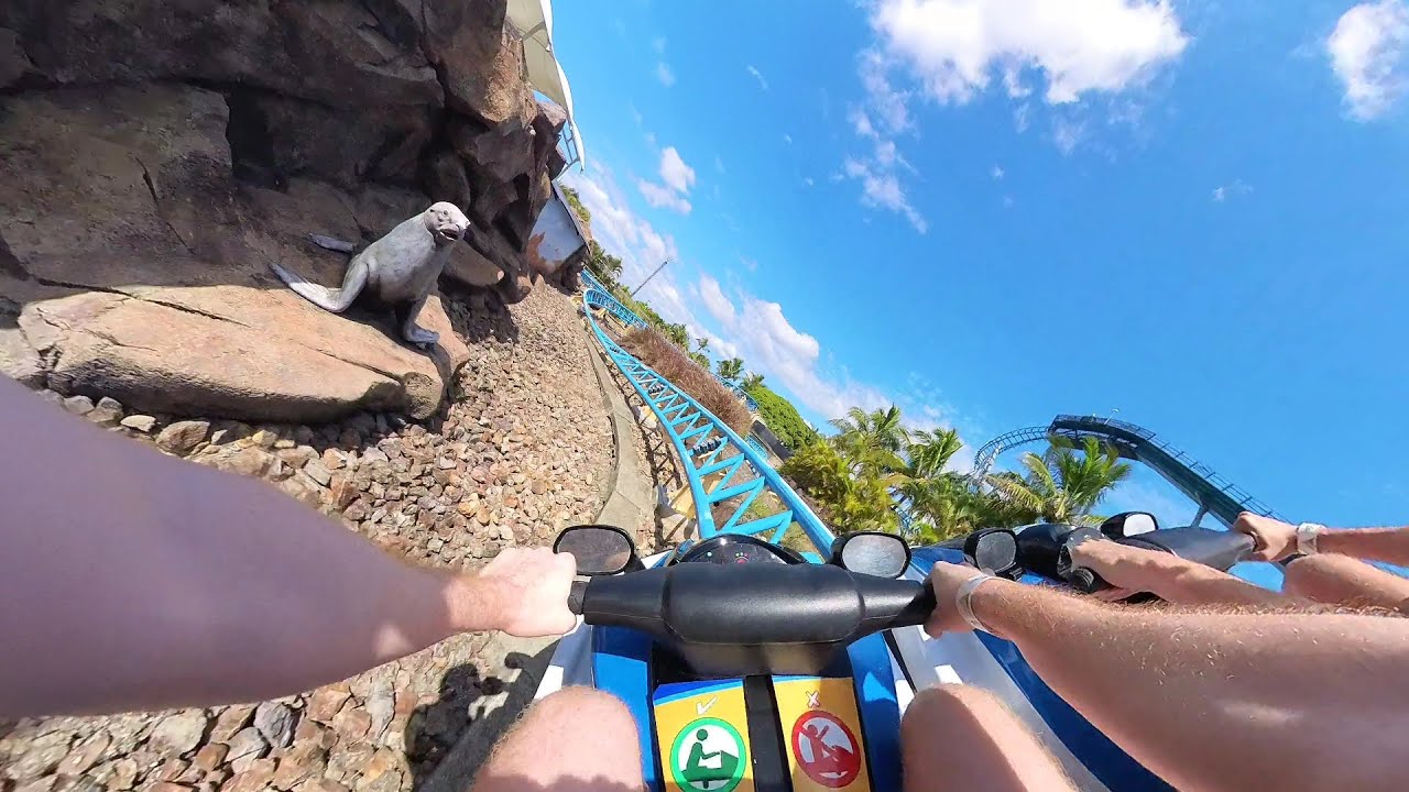 Jet Rescue - Sea World Australia - Onride - Wide Angle - YouTube