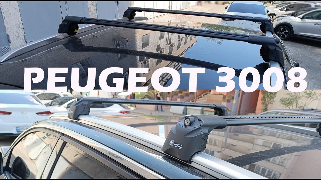 Barres de toit pour Peugeot 3008 - YouTube