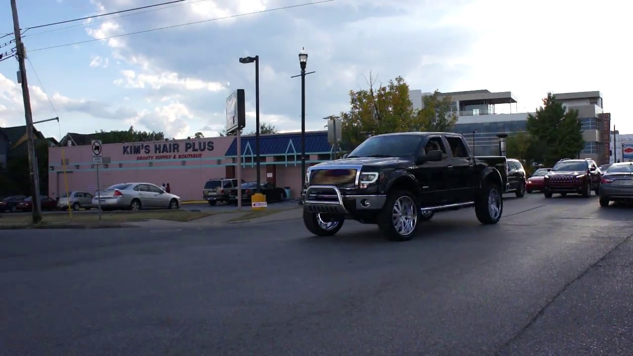 Ford F 150 on Forgiato's Donk on Diablo's TSU Homecoming 2K16 - YouTube