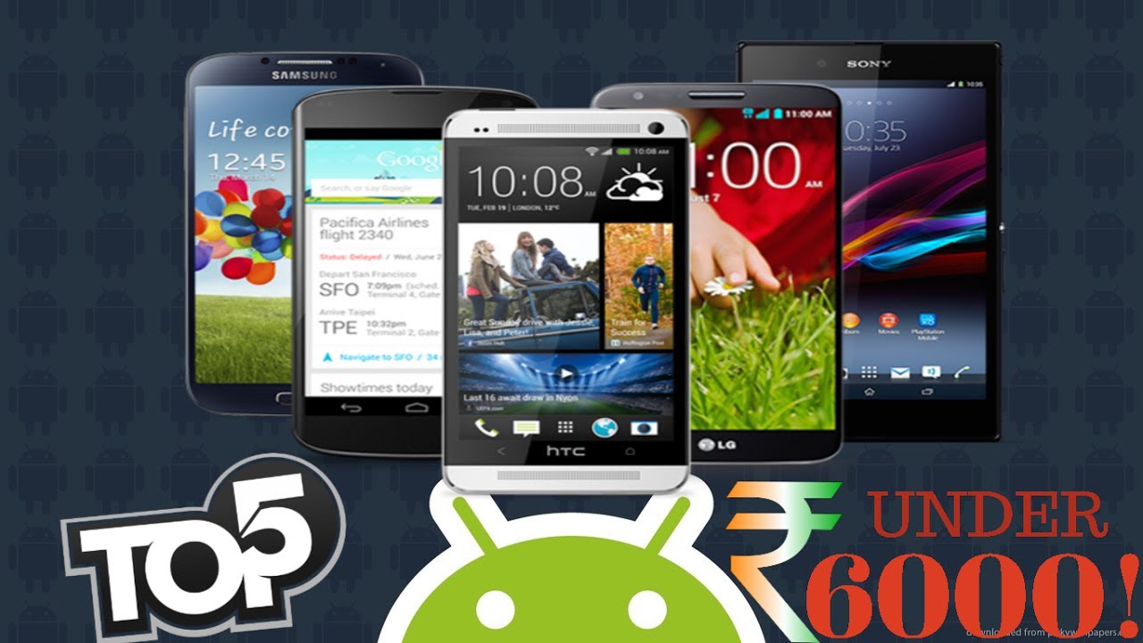 TOP 5 | BEST SMARTPHONES | UNDER ₹6000 | FULL HD | AimOnGame - YouTube