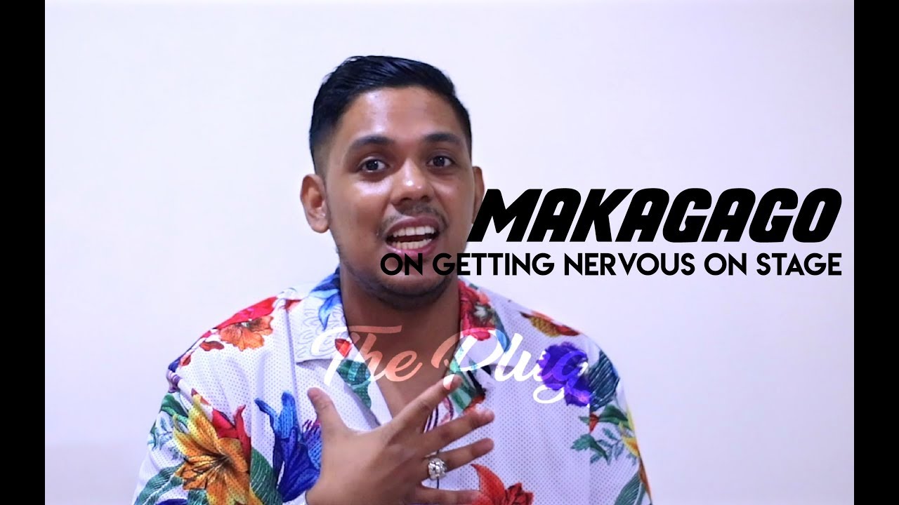 Makagago getting nervous on stage - YouTube