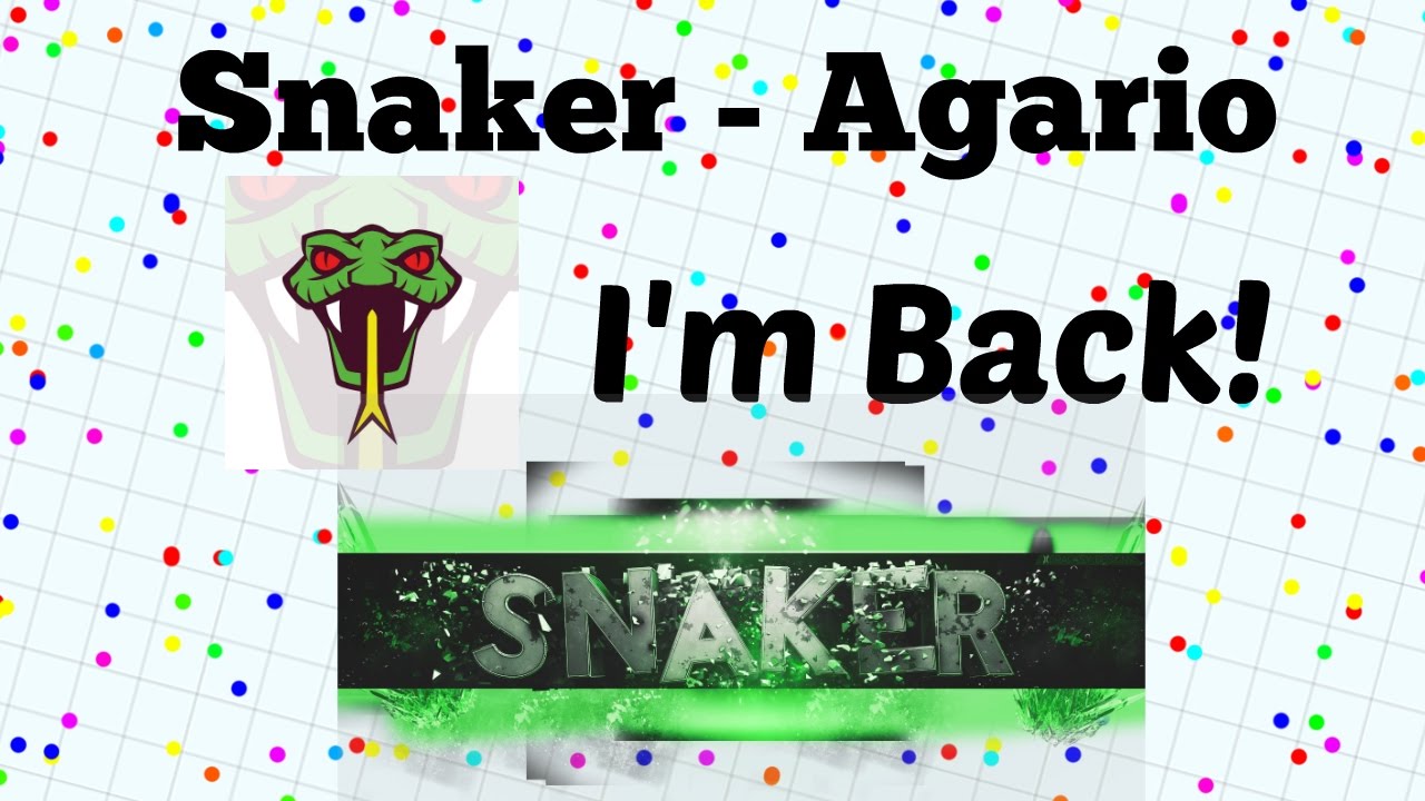 IM BACK! (Croco agario) New name - Snaker - YouTube