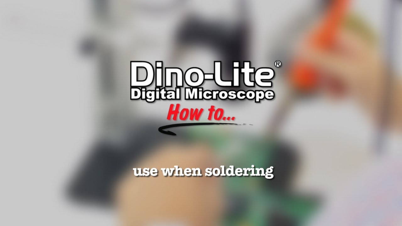 Using a Dino-Lite for soldering and inspection - YouTube