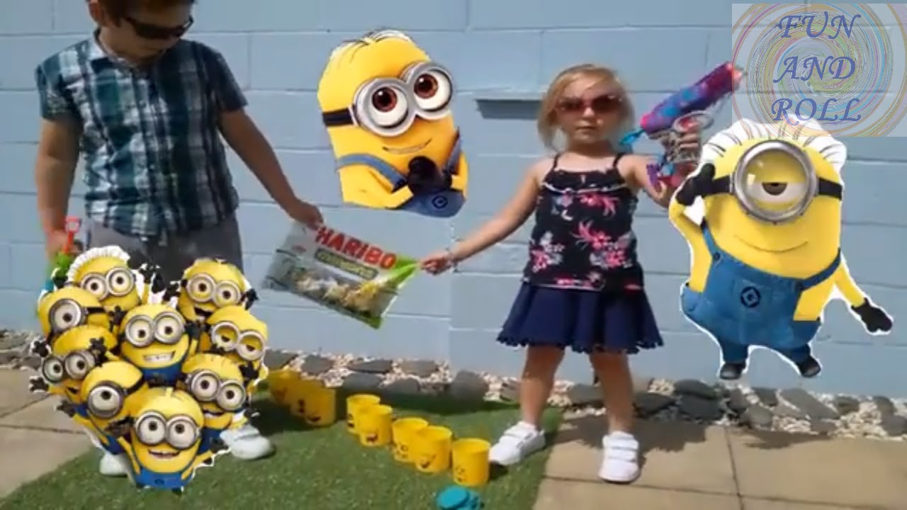 Minions 3 Despicable Me 3 - Gummy MINIONS vs NERF GUN CHALLENGE - New ...