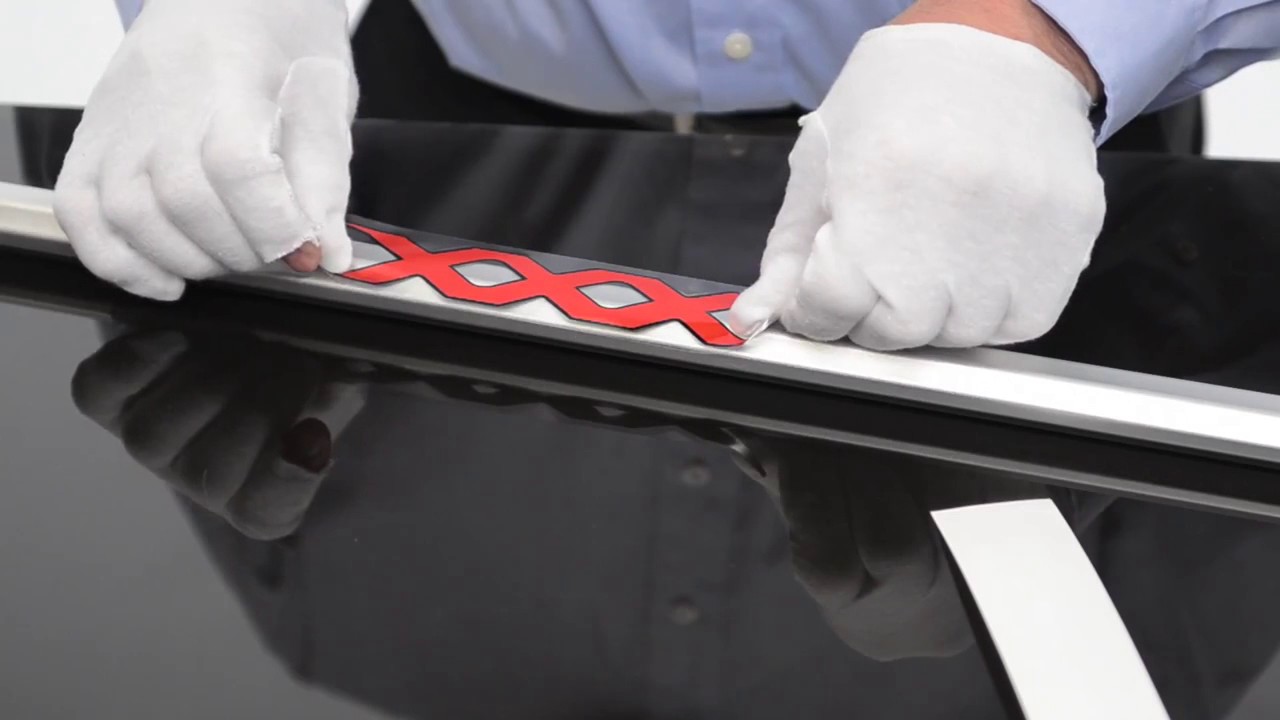 Pressure Sensitive Decal Application - YouTube
