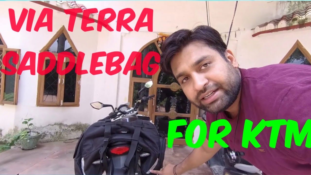 Best Saddle bag for Bike #Via_terra #via_terra_gears - YouTube