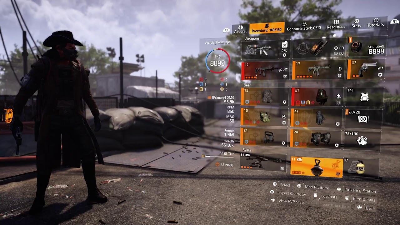 Tom Clancys Division 2 Conflict all armor build - YouTube