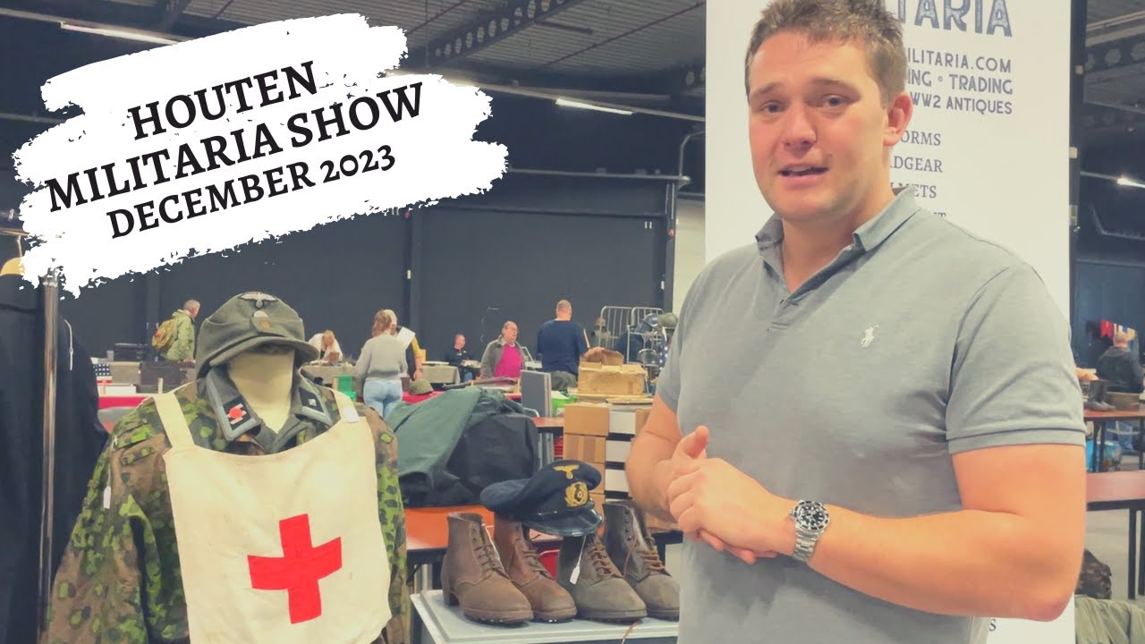 Houten militaria show december 2023 | Bevo-militaria.com - YouTube
