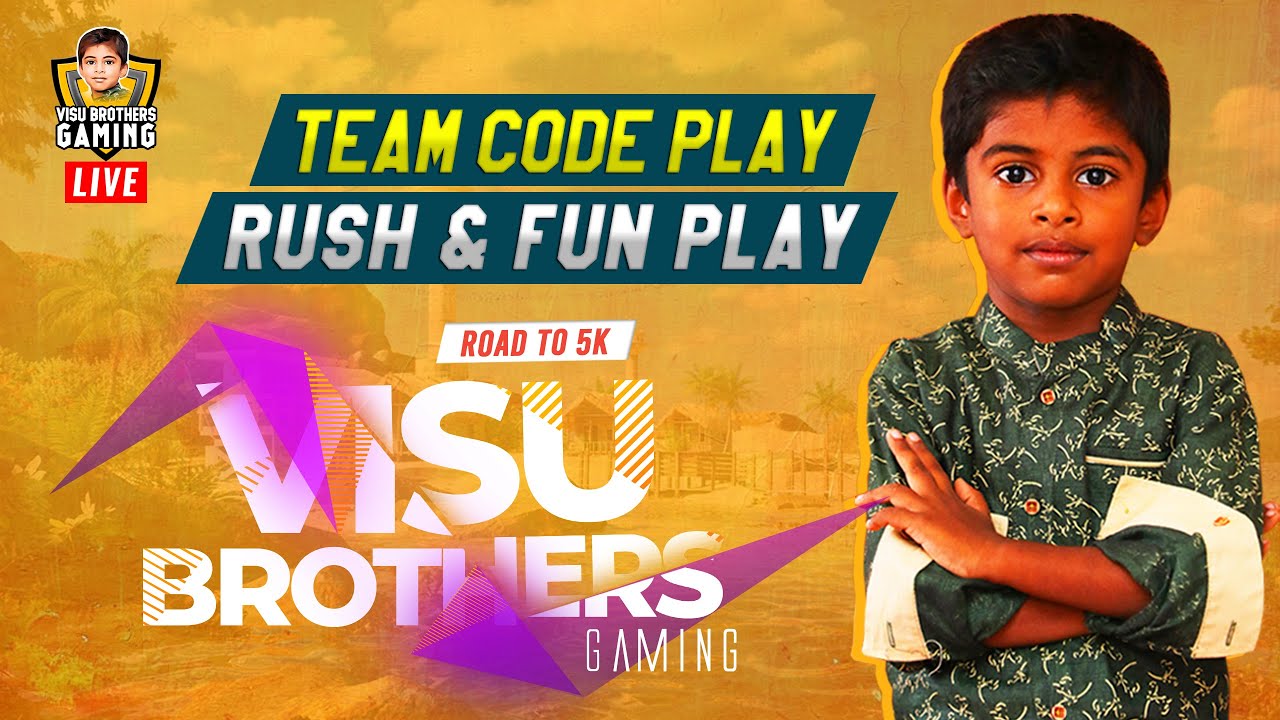 Fun Game Play | Team code Play with Viewers | FREEFIRE TAMIL | Visu ...