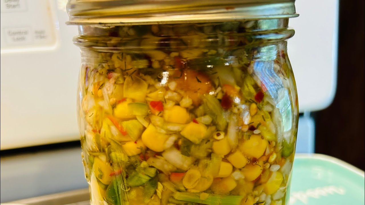 Quick Pickled Corn Relish - YouTube