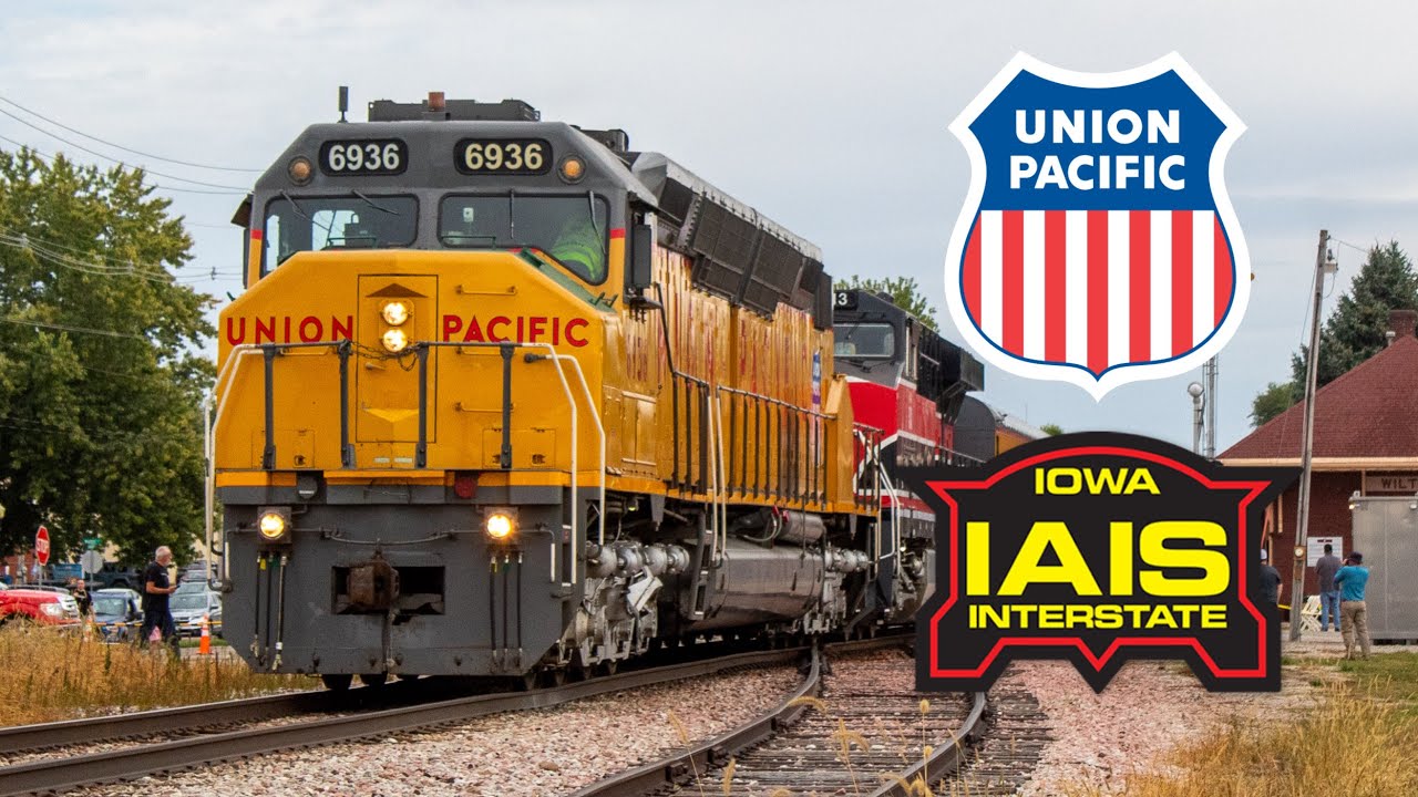 The DDA40X Returns! Union Pacific 6936 Leads An Excursion Over The Iowa ...