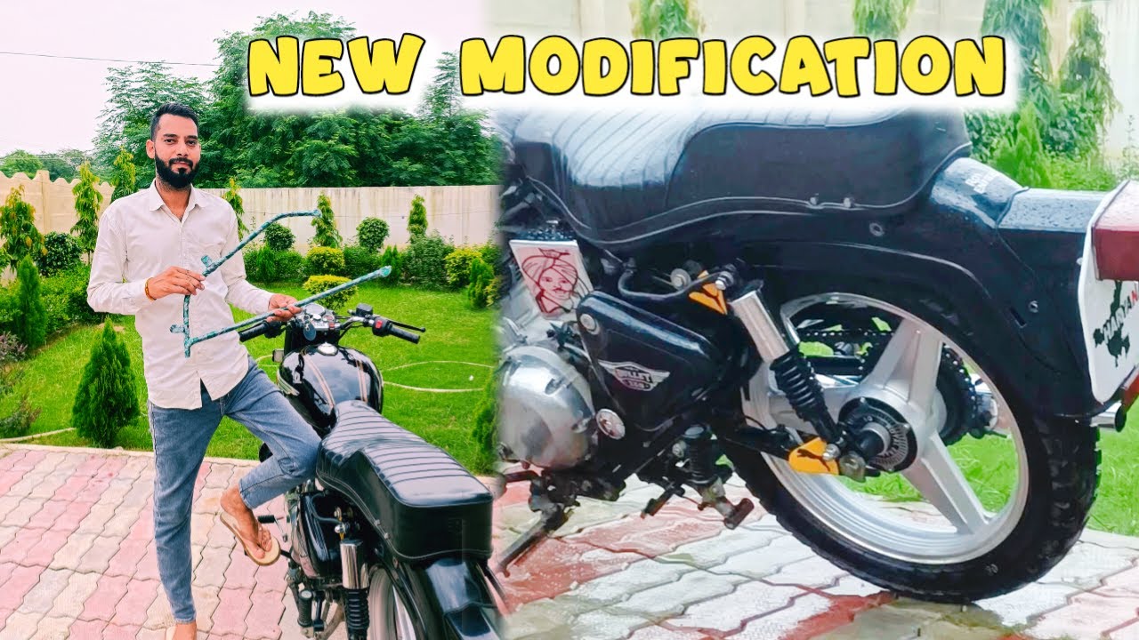 Old Bullet Saree Guard Installed On My Bullet||New Modification On my ...