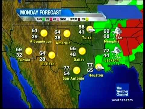 TWC Satellite Local Forecast- Feb. 27, 2011- 1:08PM PST - YouTube