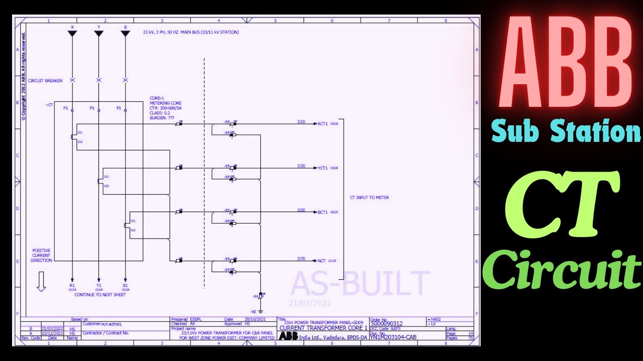 ABB AIS Chapter: 4_ CT Circuit Study. - YouTube