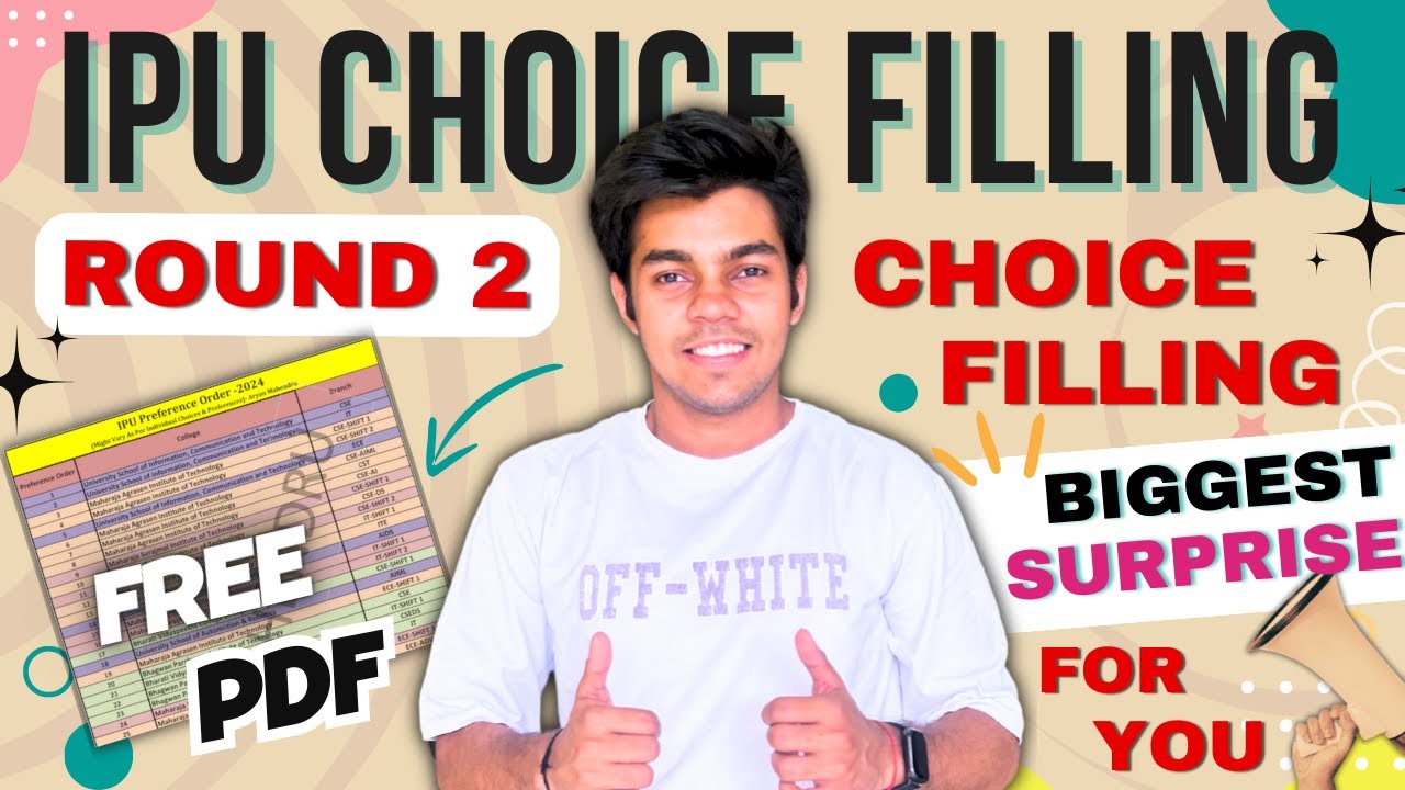 IPU BTech Round 2 Choice Filling 2024 || Must watch Video - YouTube