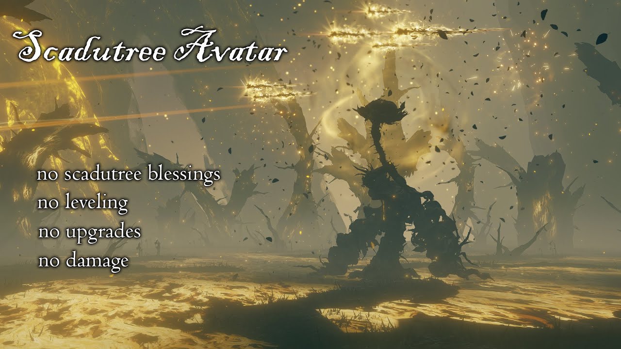 Scadutree Avatar — RL1 +0 weapon; no blessings/aux/aow/etc | Elden Ring ...