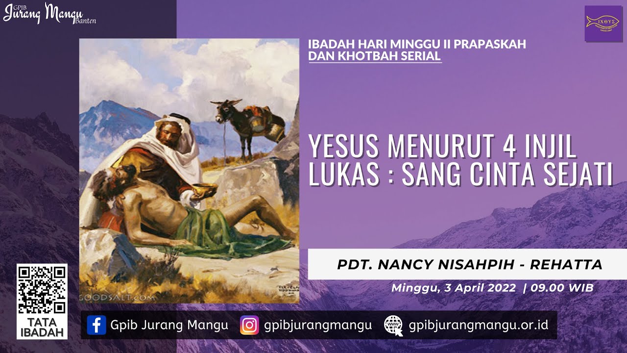 Ibadah Hari Minggu Ii Prapaskah And Khotbah Serial Youtube