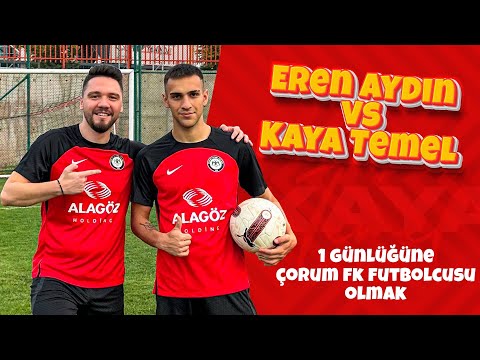 Eren Aydın ile zorlu antrenman | 1 günlüğüne Çorum FK futbolcusu olmak