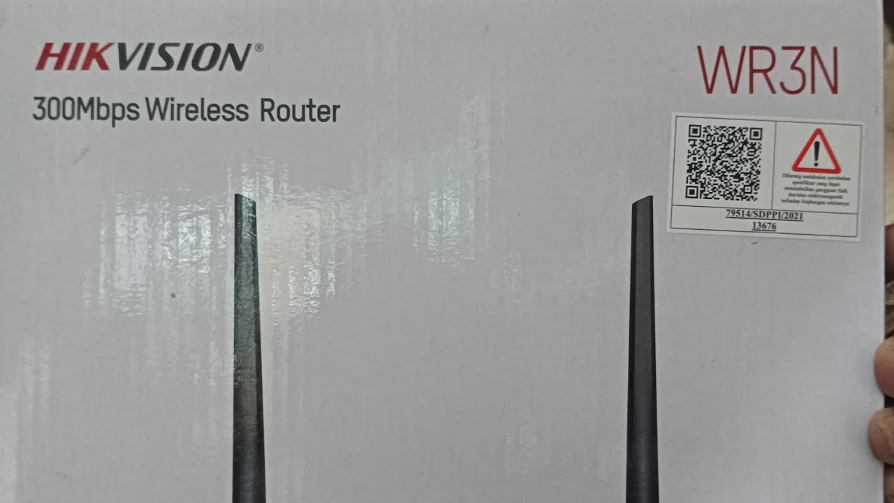 review router hikvision WR3N . dan untuk tes voucheran wifi. - YouTube
