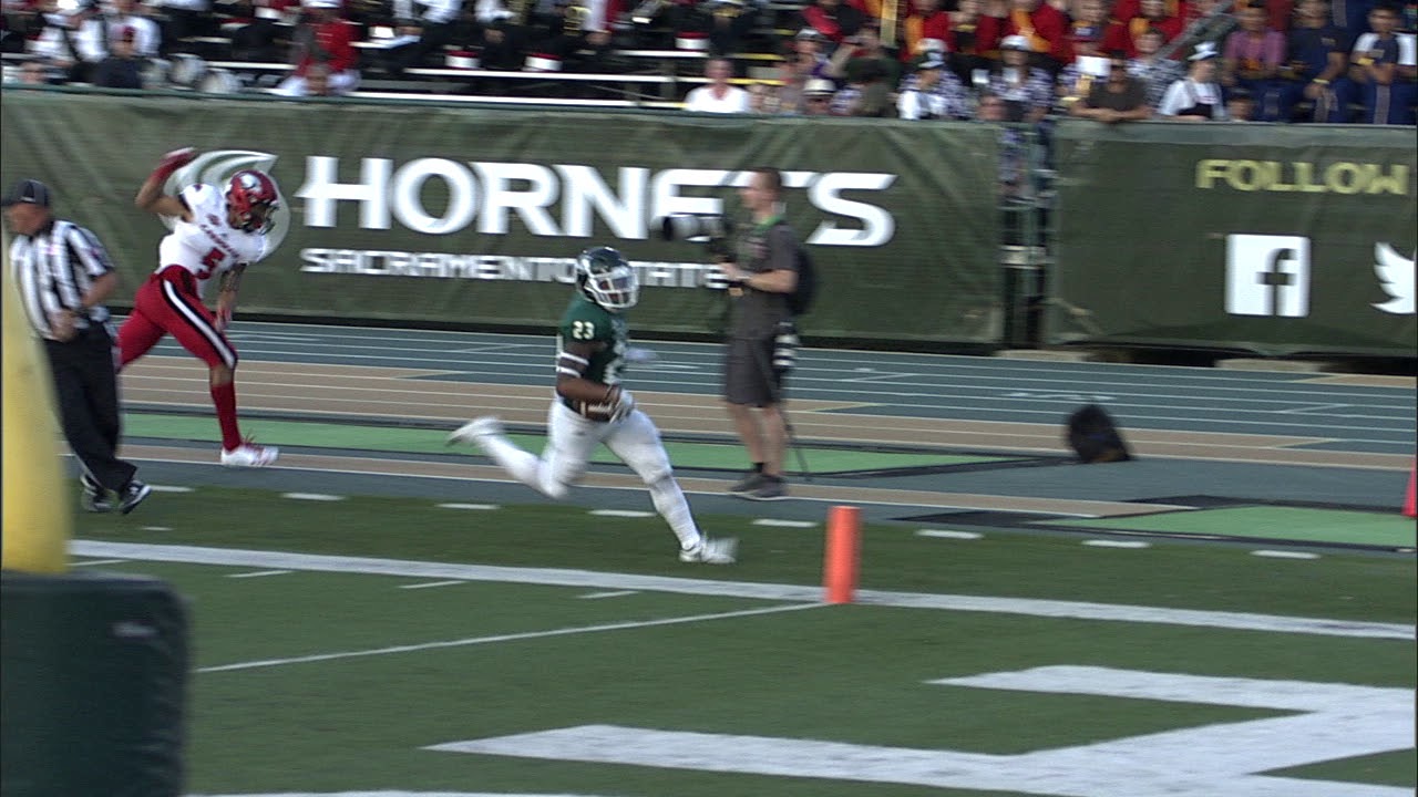 Dre Terrell sets Sacramento State Interception Record with Amazing Pick ...