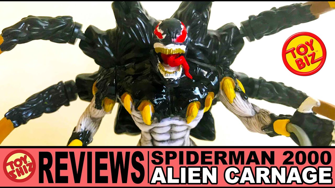 RETRO-SHIZ: Spiderman 2000 Toybiz: ALIEN CARNAGE - YouTube