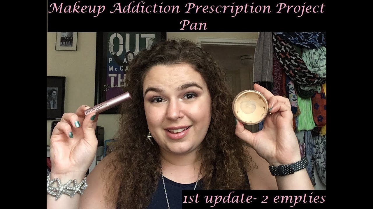 Makeup Addiction Prescription Project Pan: 1st Update - YouTube