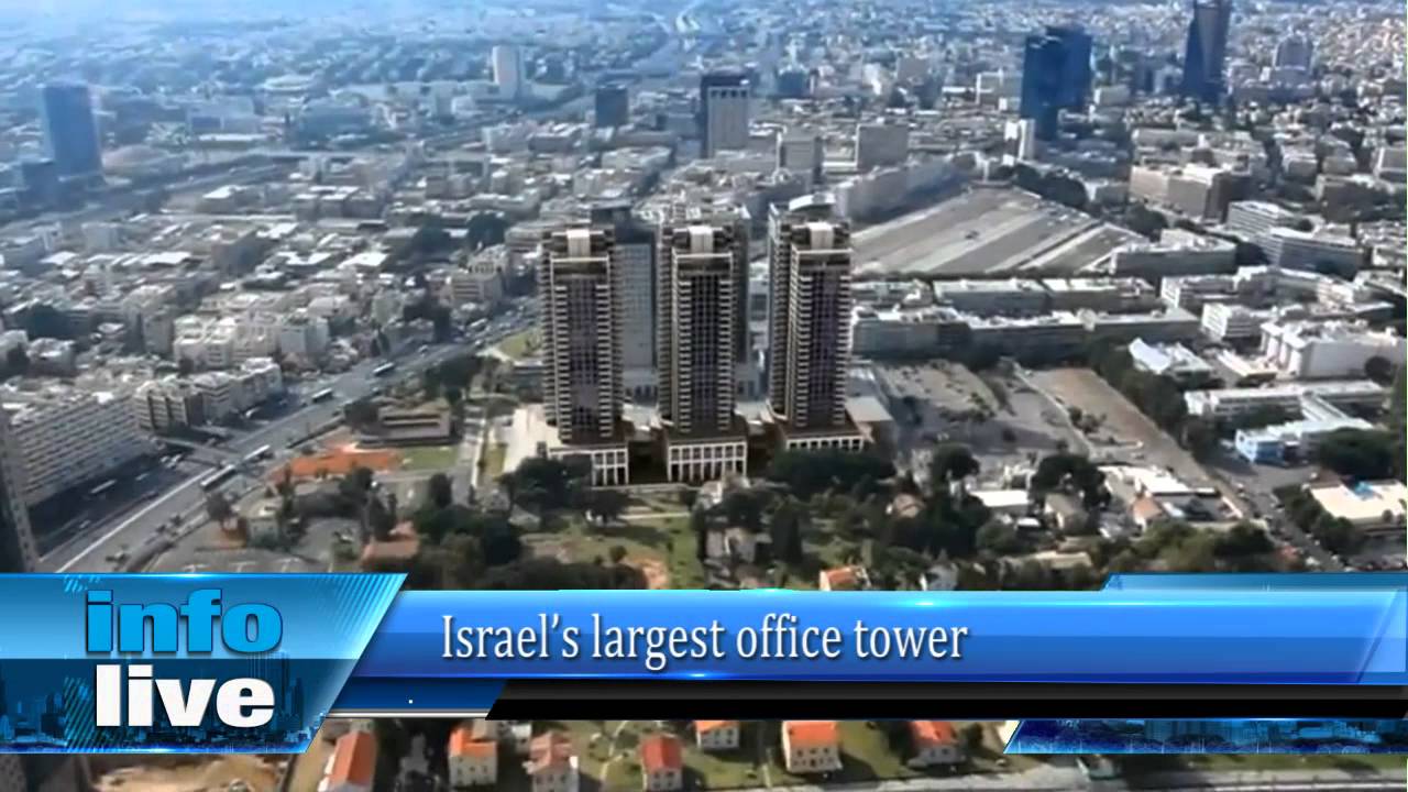 Israel's largest office tower - YouTube