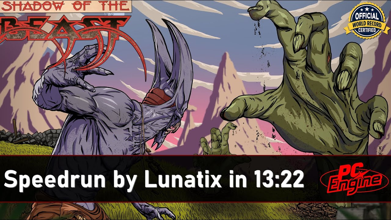 Shadow of the Beast - World Record Speedrun PCE (13:22) - YouTube