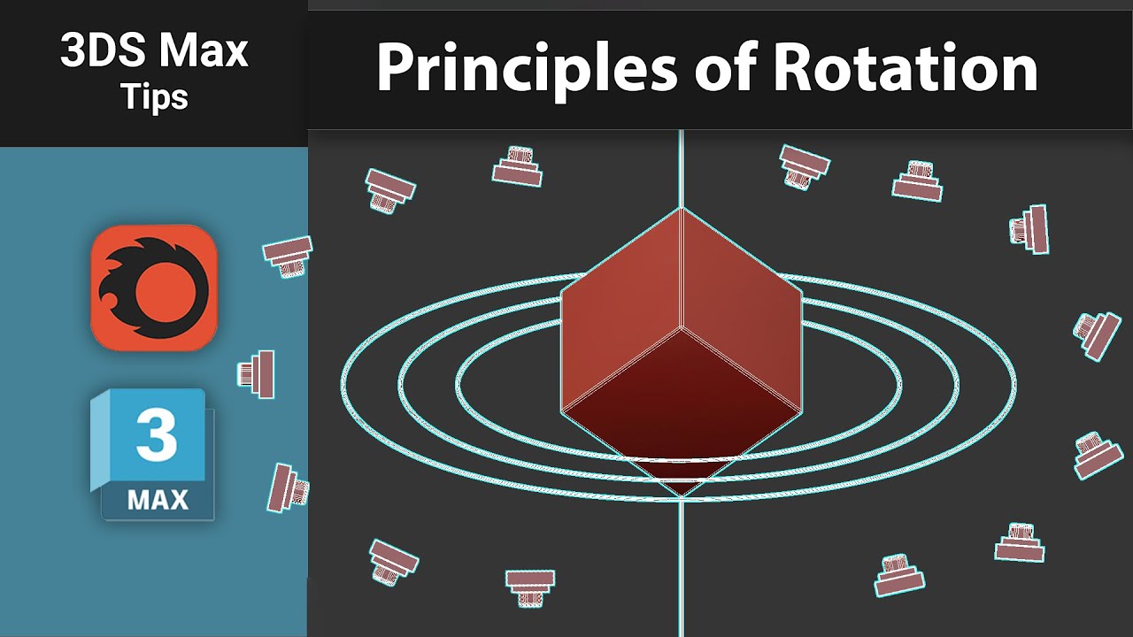 Mastering Object Rotation in 3ds Max: Rotate Around a Common Center & Own Center - YouTube