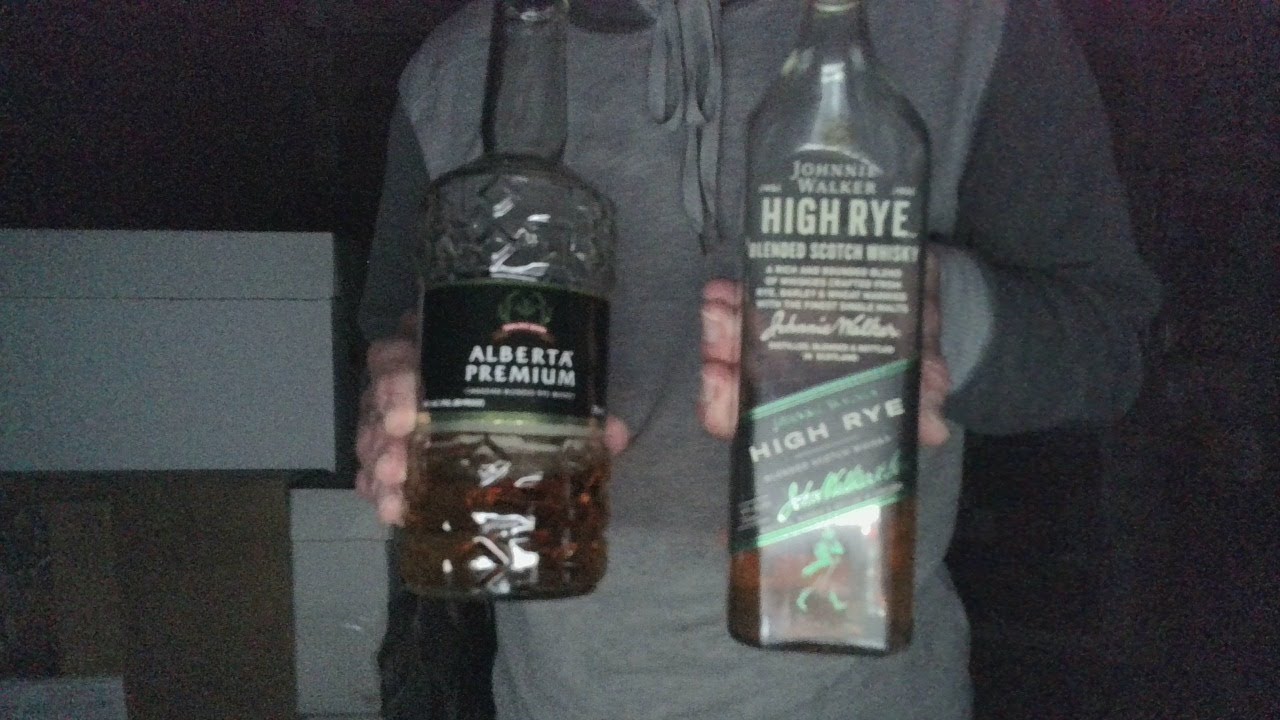 Alberta Premium vs. Johnnie Walker High Rye - YouTube