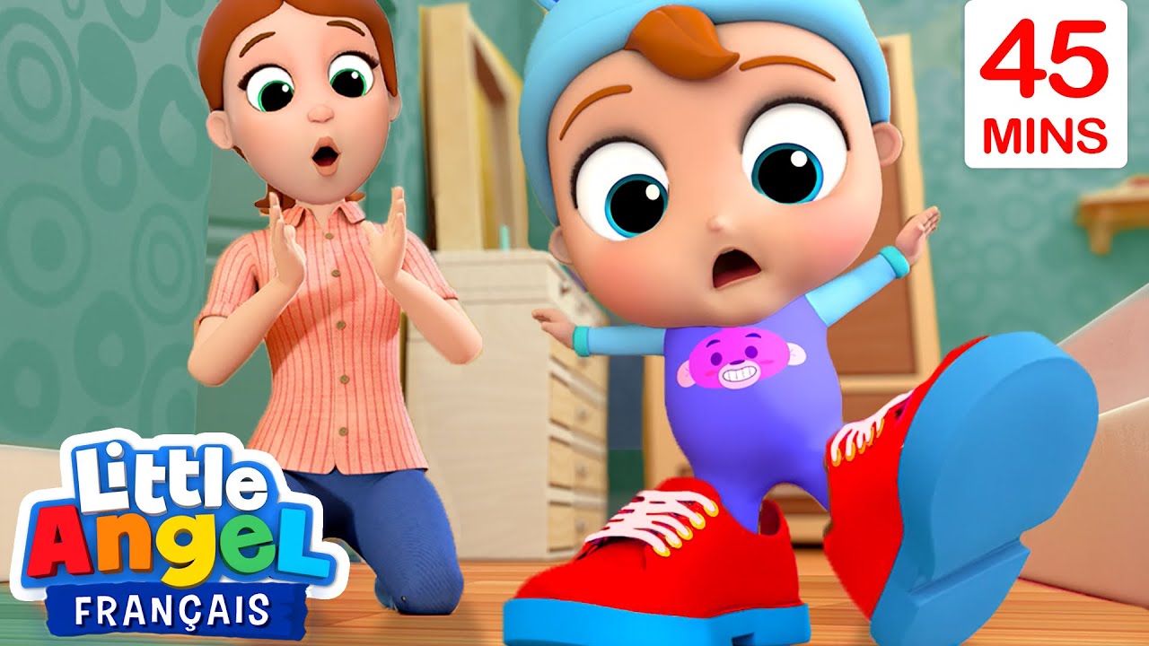 Bébé Louis est trop petit + 45 min de comptines Little Angel Français ...