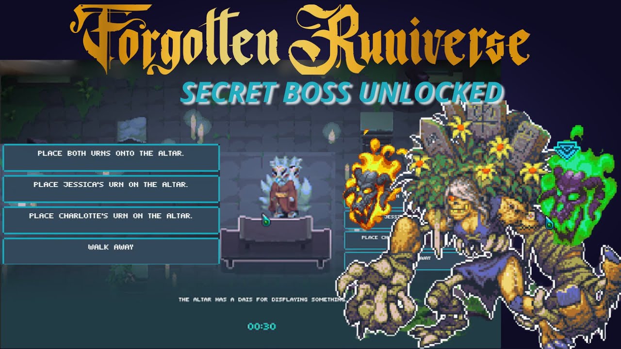 Forgotten Runiverse - Moon Temple Dungeon "SECRET BOSS" - YouTube