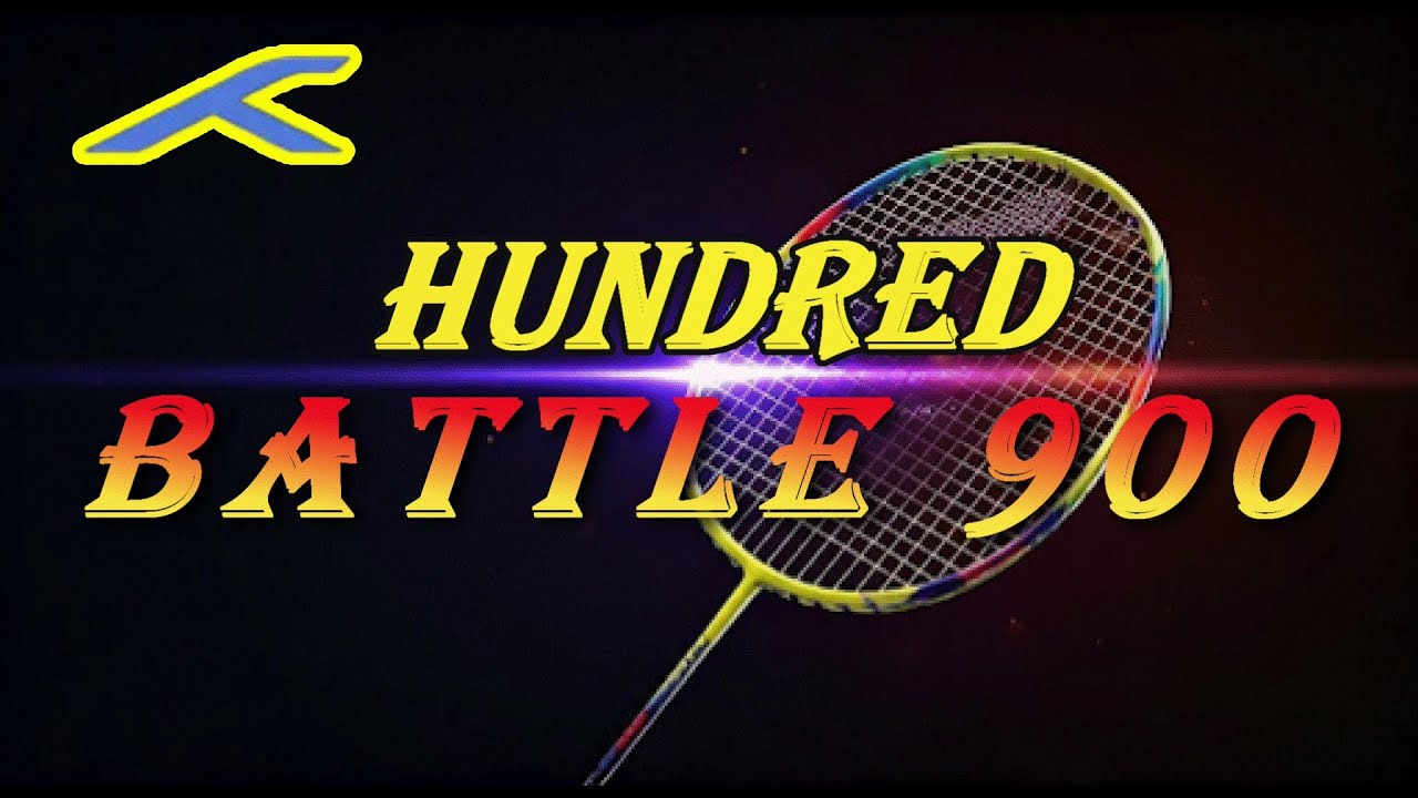 🏸Hundred BATTLE 900 Badminton Racket Review💥Vs BRANDS💥Most Expensive ...