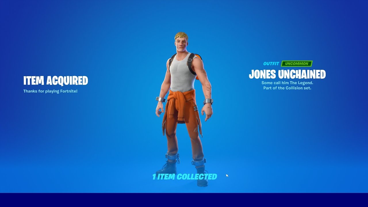 *NEW* JONES UNCHAINED OUTFIT! (Fortnite Item Shop Reset 11th June 2022 ...