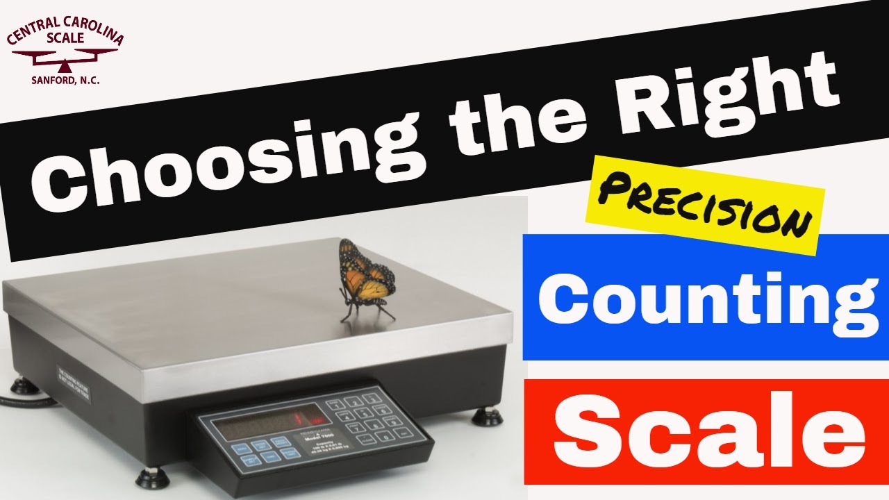 Choosing the Right Precision Counting Scale for Parts Inventory - YouTube