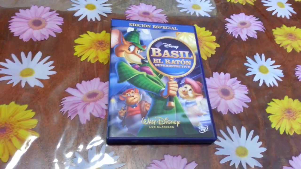 Unboxing Basil El Ratón SuperDetective Edición Especial DVD - YouTube