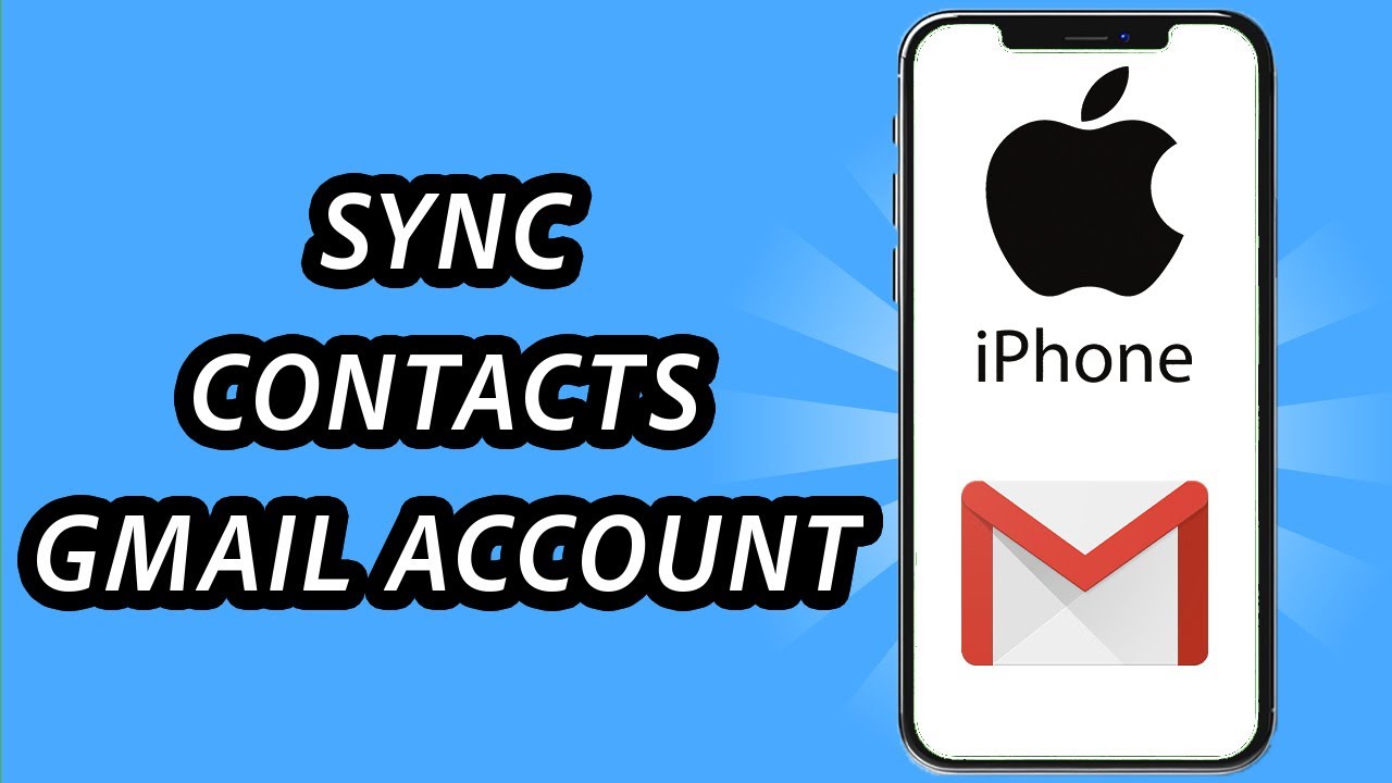 How to sync contacts on iPhone with Gmail account (FULL GUIDE) - YouTube