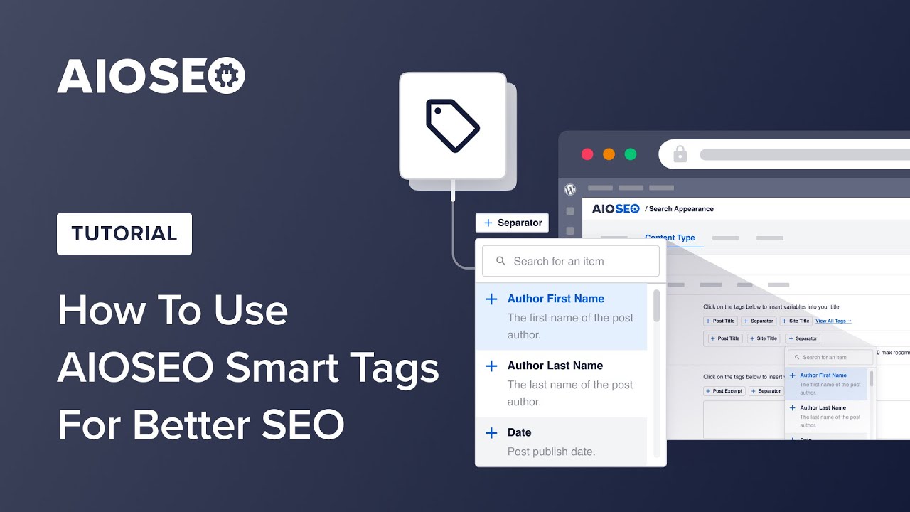 How To Use AIOSEO Smart Tags For Better SEO - YouTube