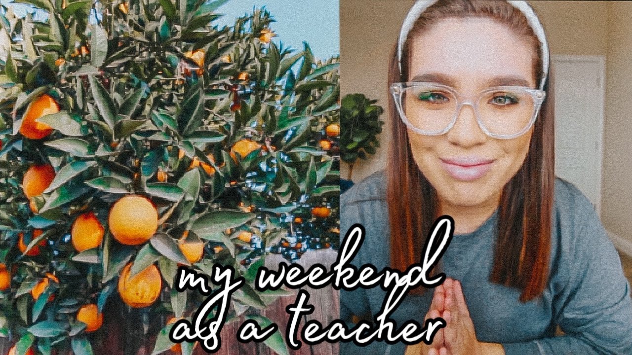 a relaxing teacher weekend ☺️ - YouTube