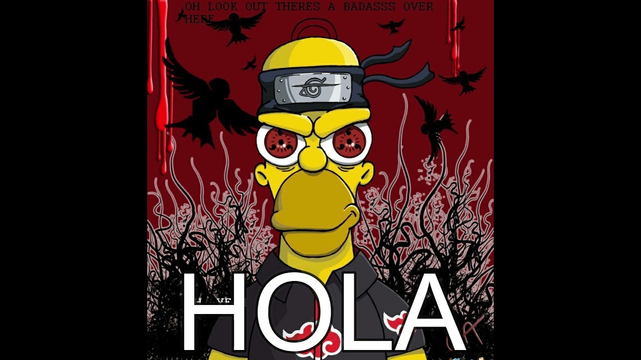Homero otaku dice HOLA en HD - YouTube